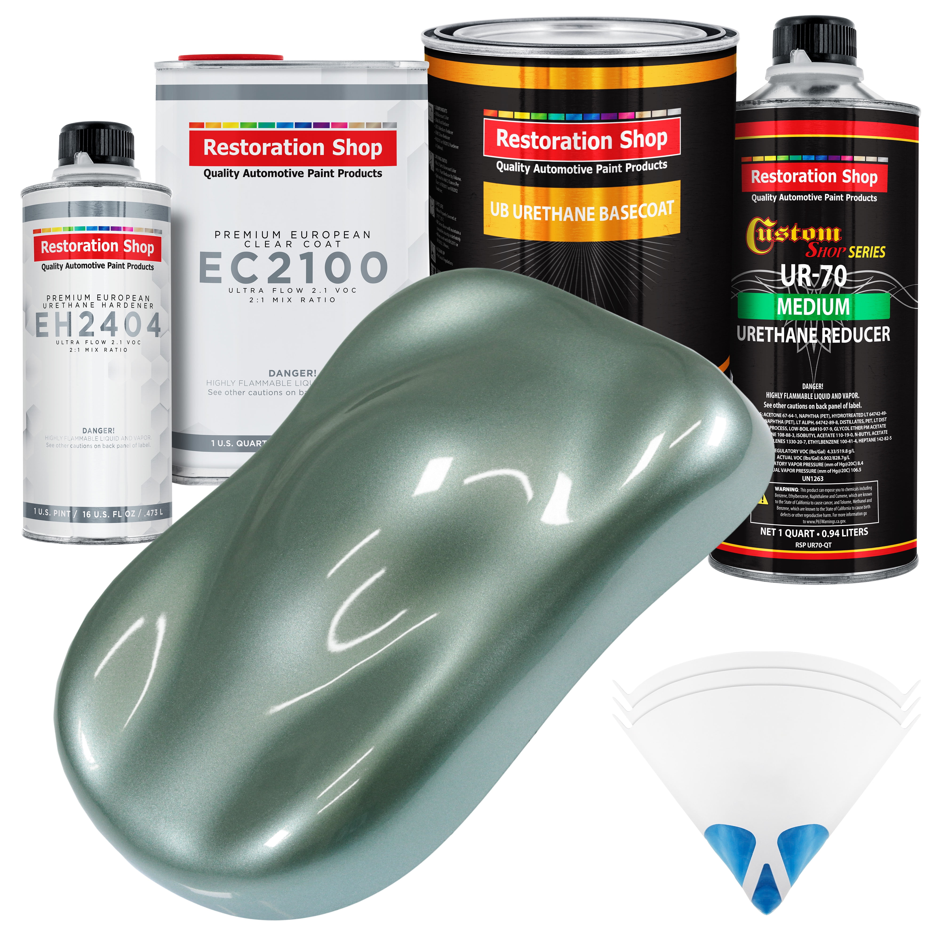 Restoration Shop - Slate Green Metallic Urethane Basecoat with European ...