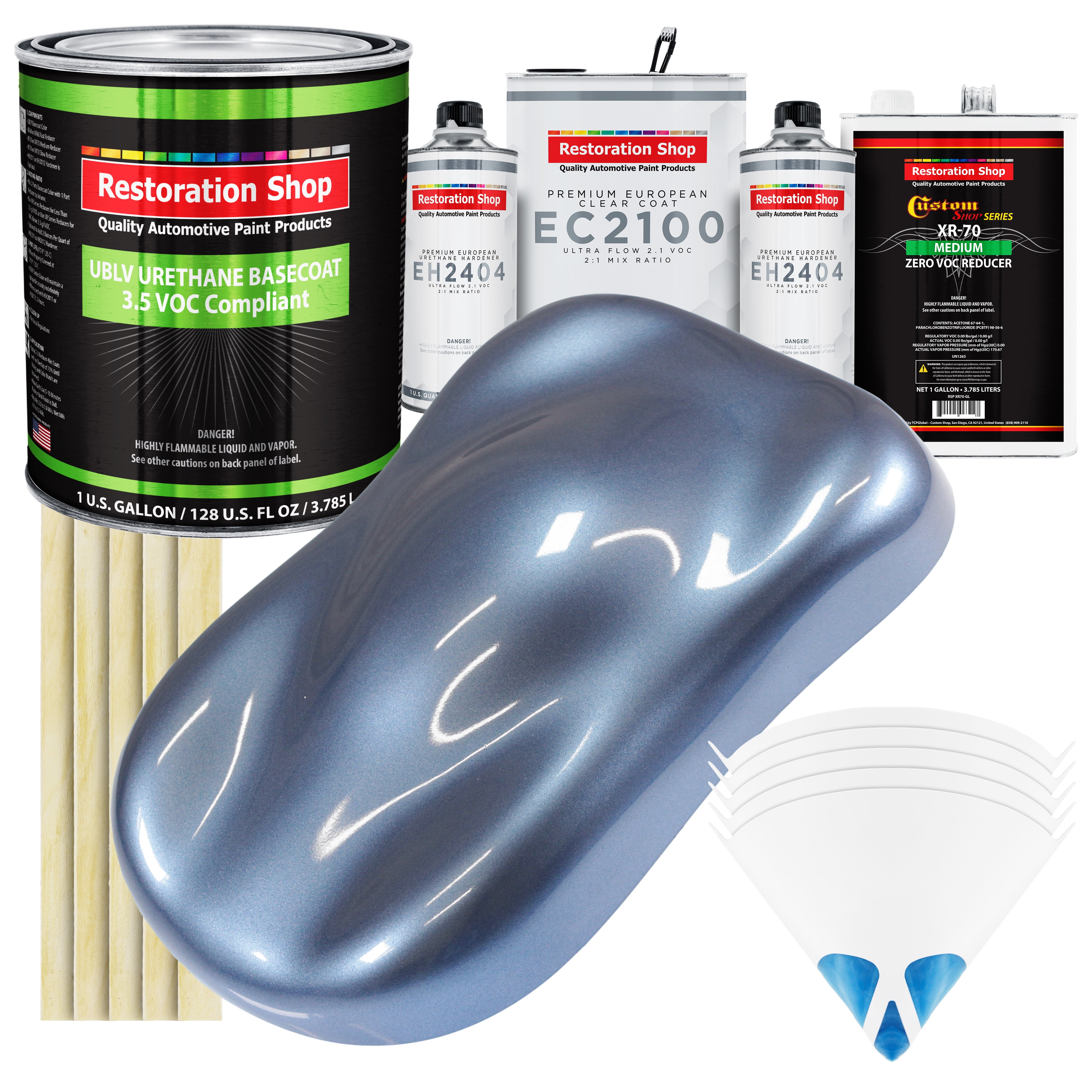 Restoration Shop - Sonic Blue Metallic - Low V.O.C. Urethane Basecoat ...