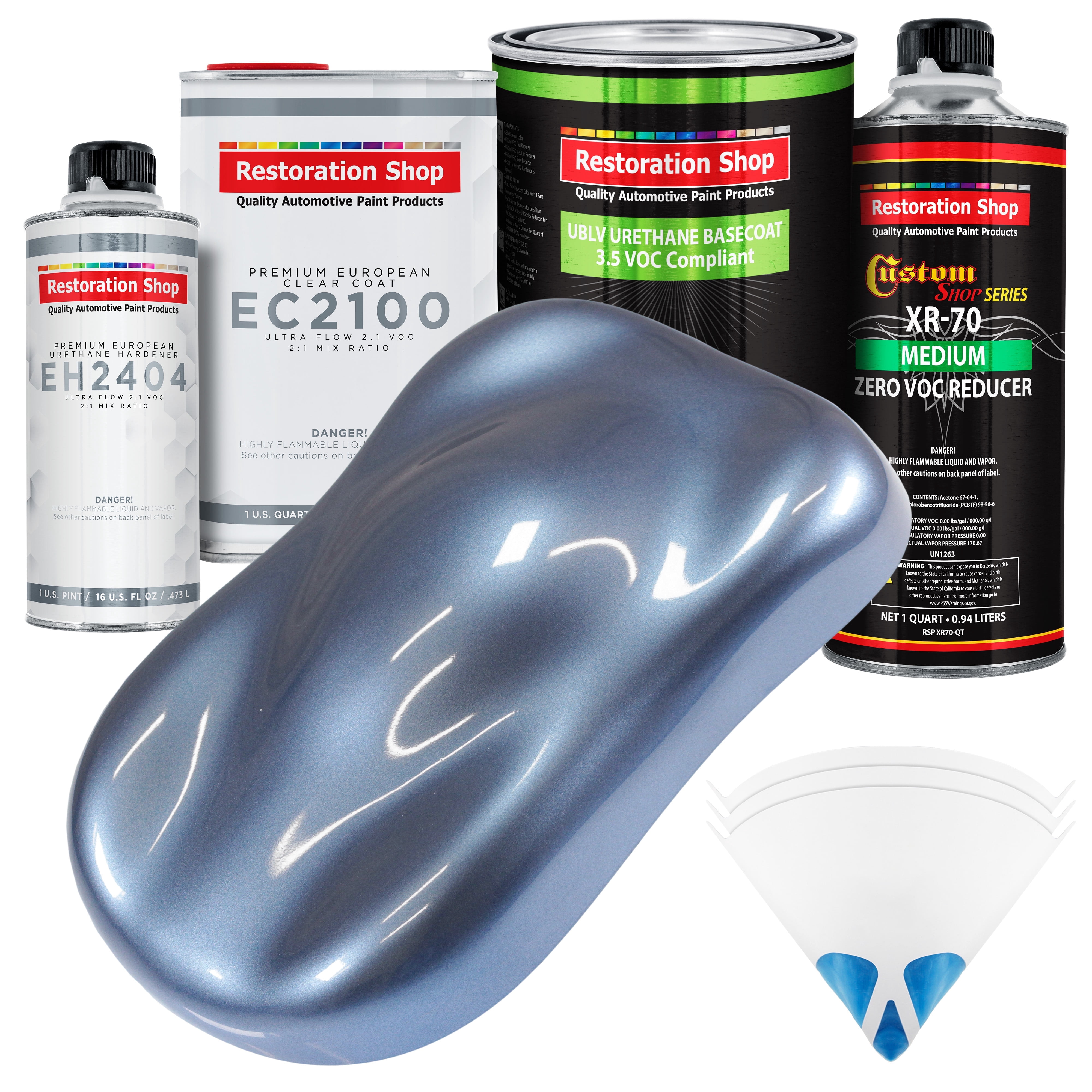 Restoration Shop - Sonic Blue Metallic - Low V.O.C. Urethane Basecoat ...