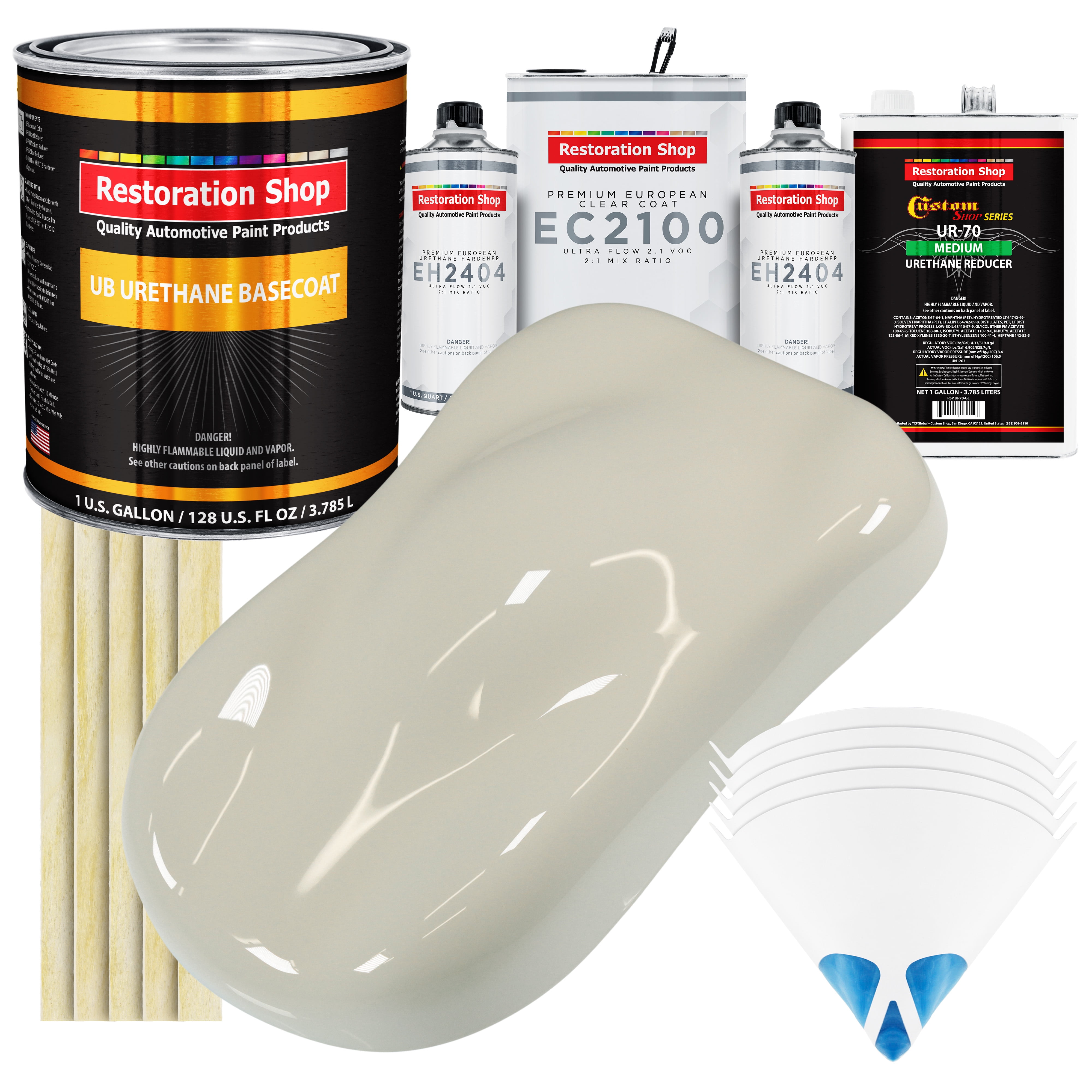 Restoration Shop - Spinnaker White Urethane Basecoat with European ...