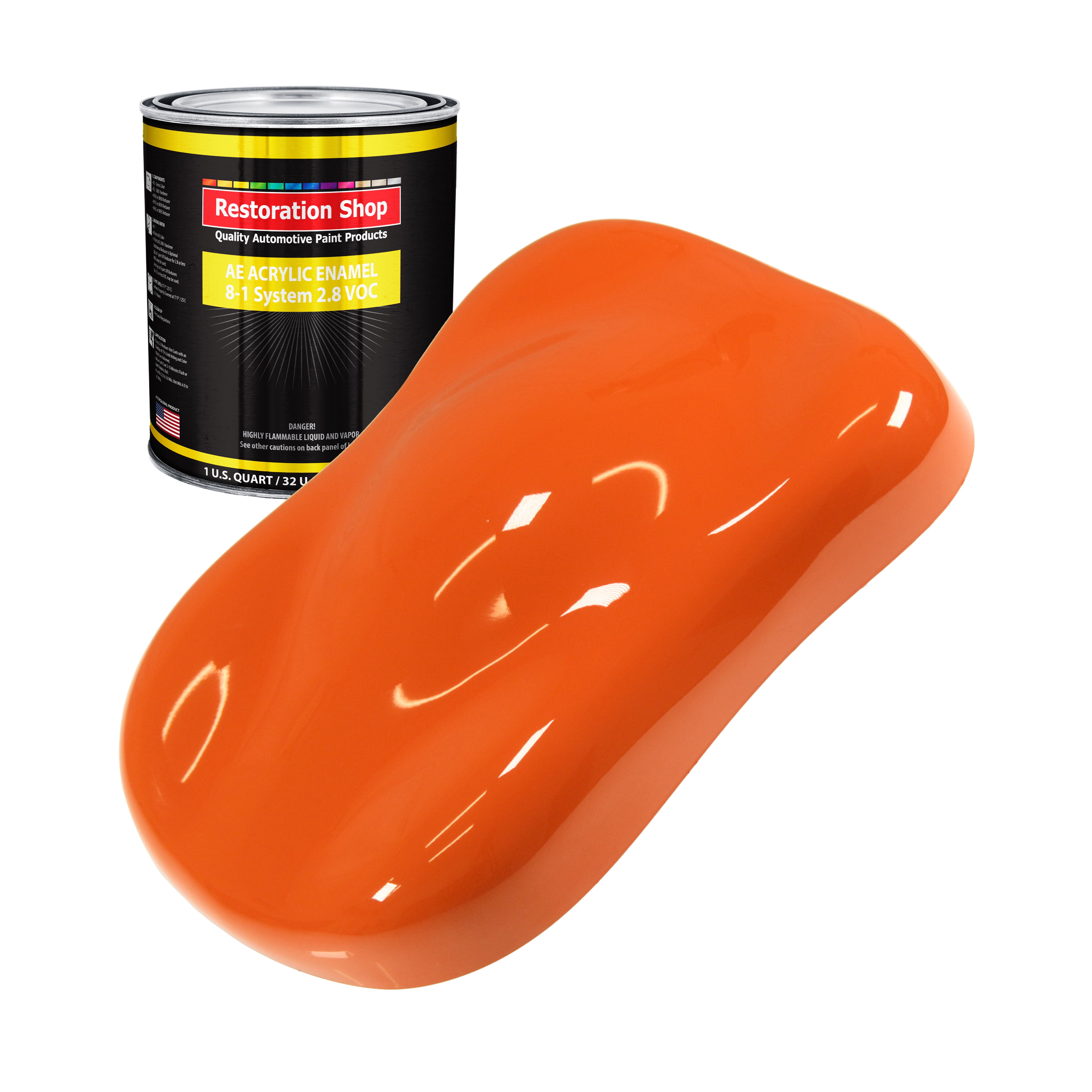 Sunset Orange Car Paint