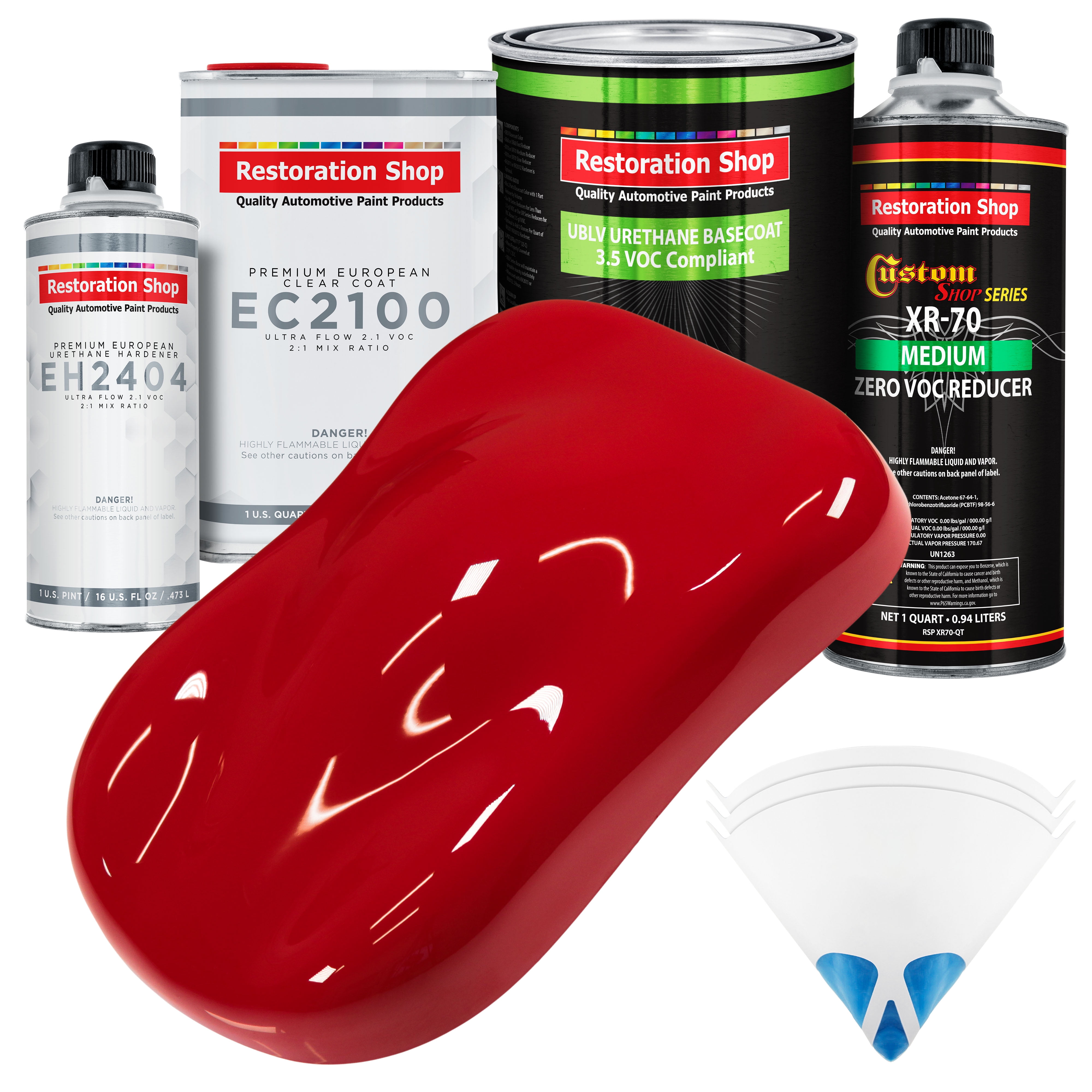 Restoration Shop - Torch Red - Low V.O.C. Urethane Basecoat with ...