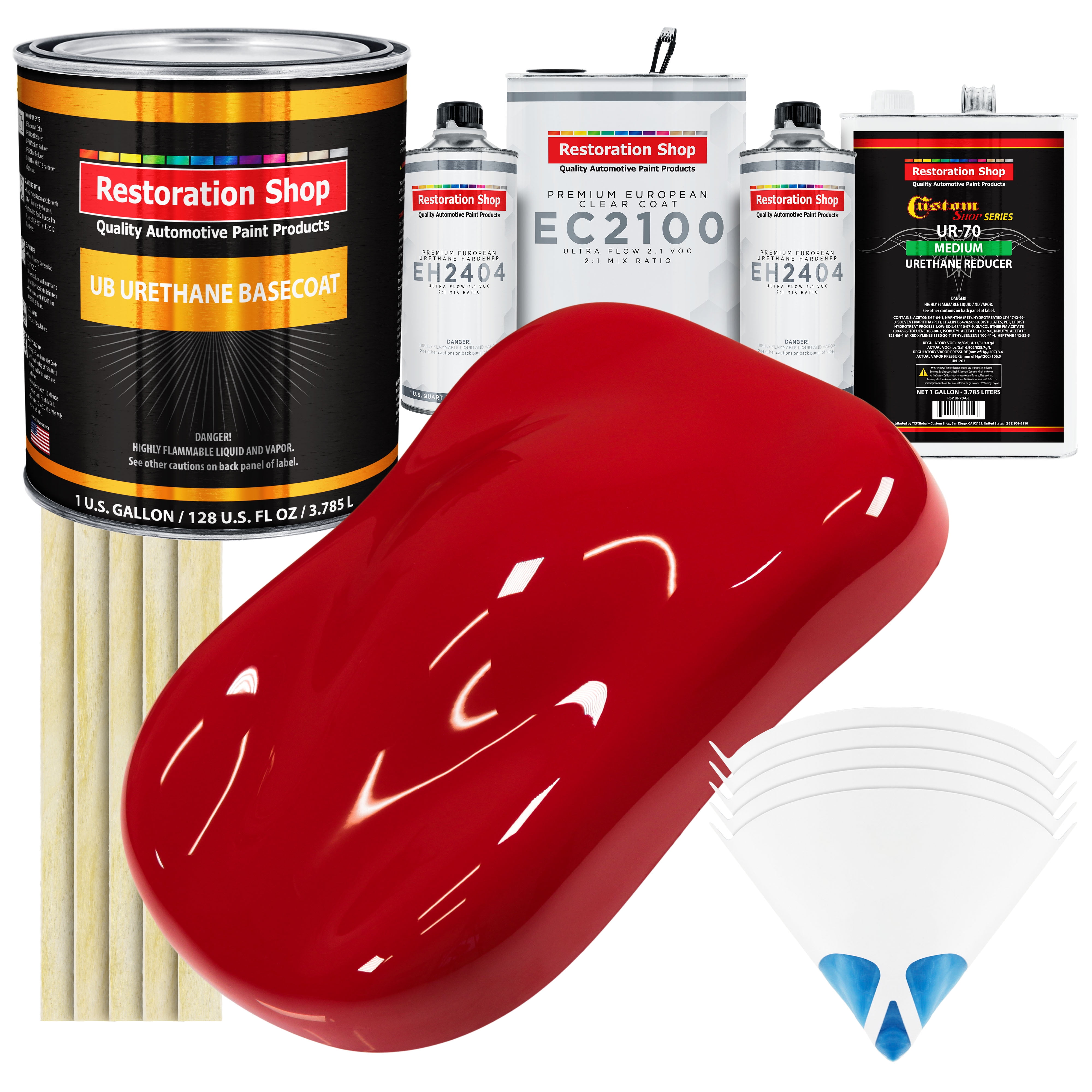Restoration Shop - Torch Red Urethane Basecoat with European Clearcoat ...