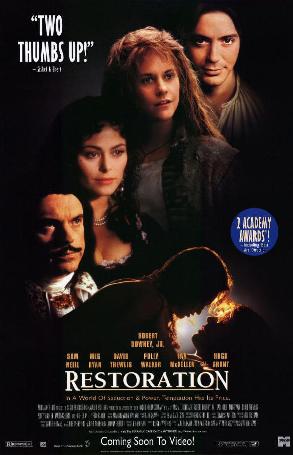 Restoration - movie POSTER (Style A) (11" x 17") (1995) - Walmart.com