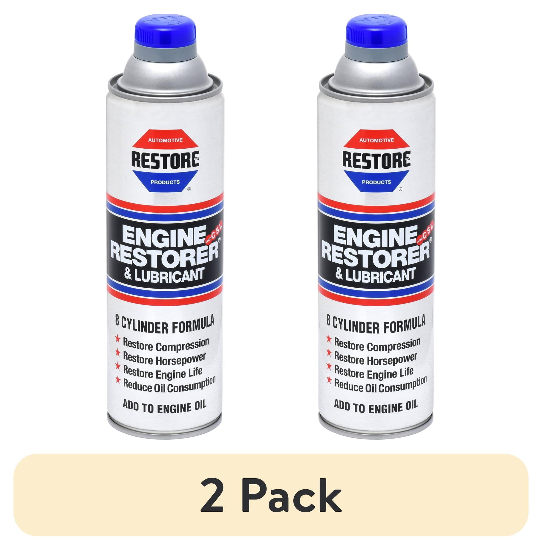 (2 pack) Restore 8-Cylinder Formula Engine Restorer and Lubricant - 16 ...