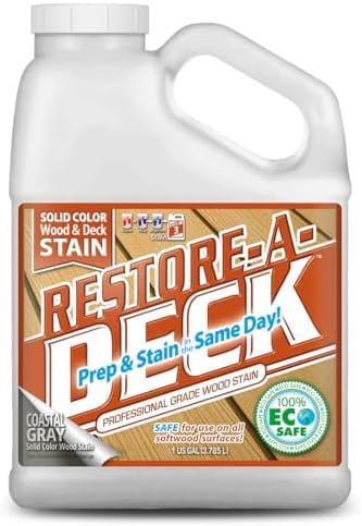Restore-A-Deck Solid Color Stain for Decks & Exterior Wood (1 Gallon ...
