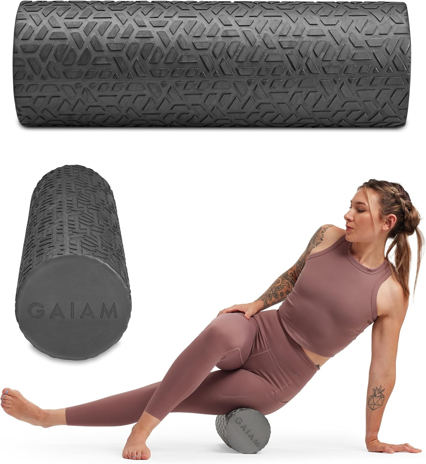 Restore Foam Roller for Muscle Massage - Textured Muscle Massager for ...