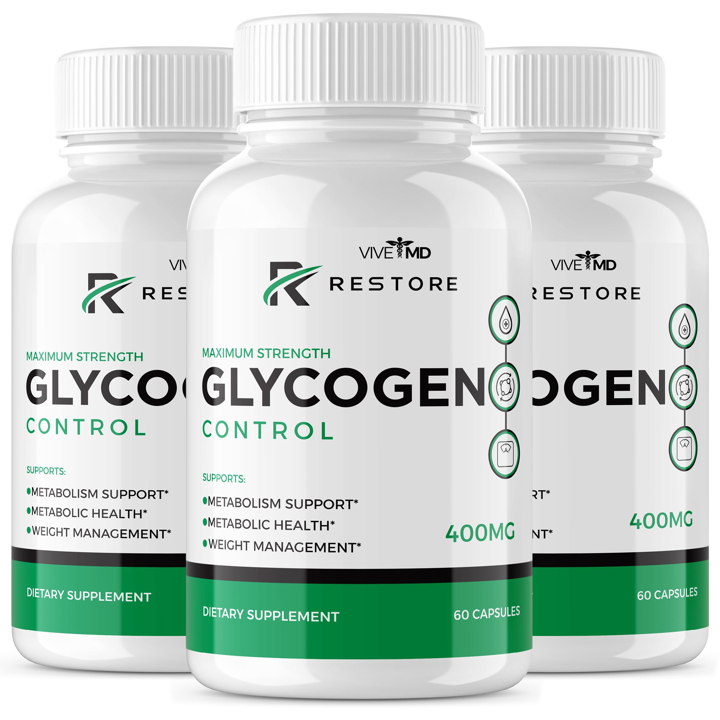 Restore Glycogen Control - Advanced Formula for Metabolic Health, Heart ...