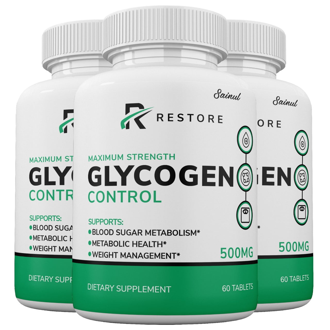 Restore Glycogen Control Capsules, Maximum Strength Official, Glycogen ...