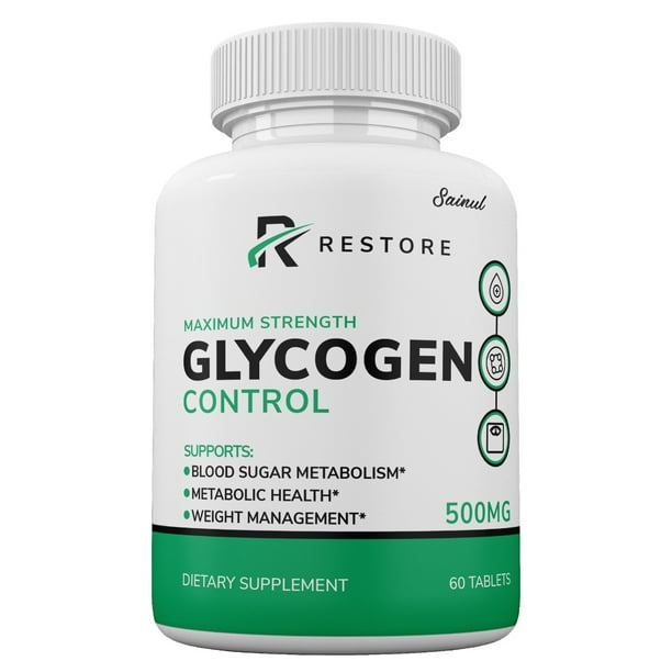 Restore Glycogen Control Capsules, Maximum Strength Official, Glycogen ...