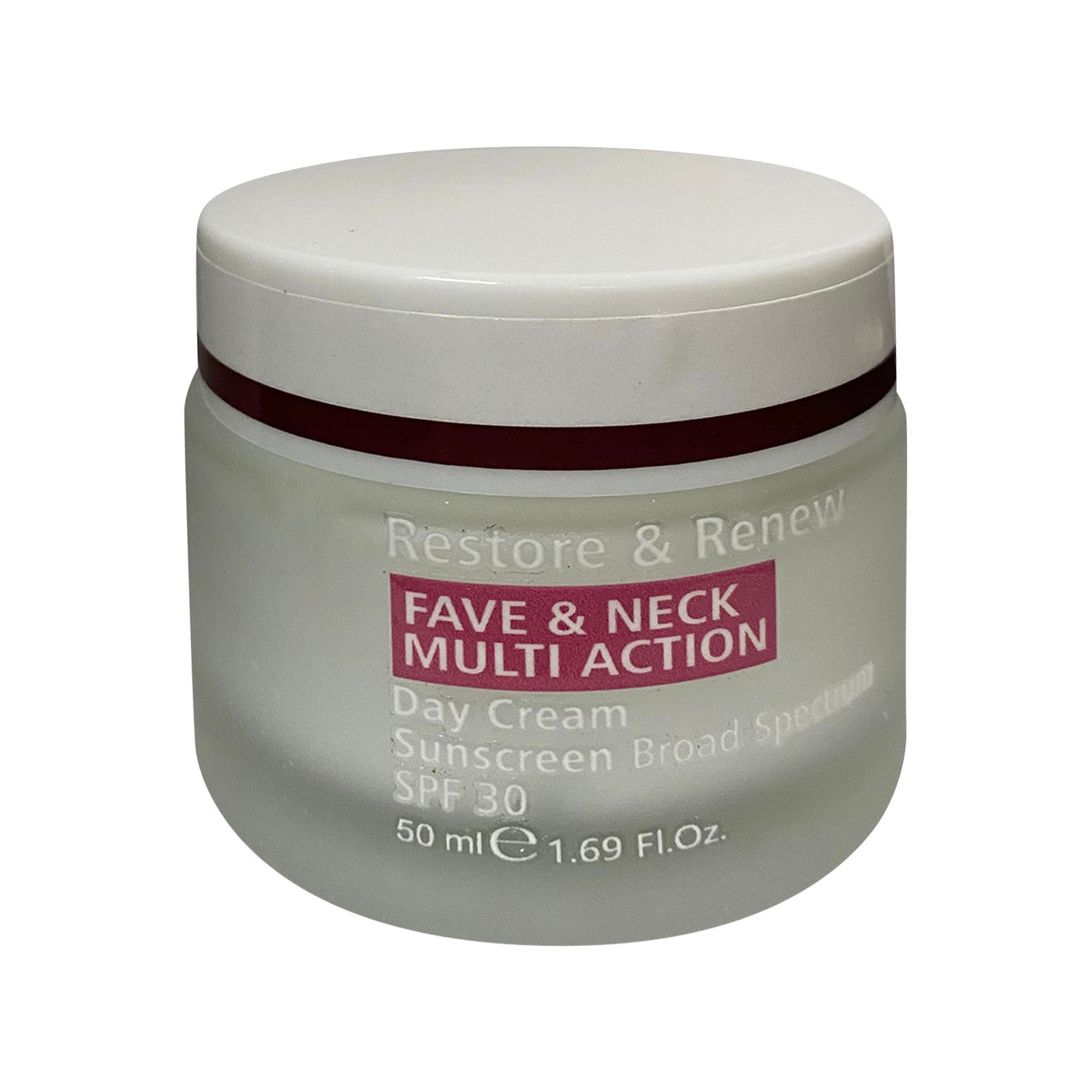 Restore & Renew Face & Neck Multi Action Day Cream SPF 30 Broad ...