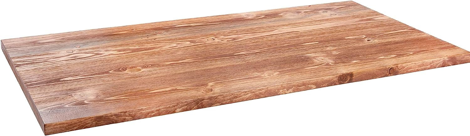 Restore by Pipe DÉCOR Solid Wood Office Desk Top, Reclaimed Ponderosa ...