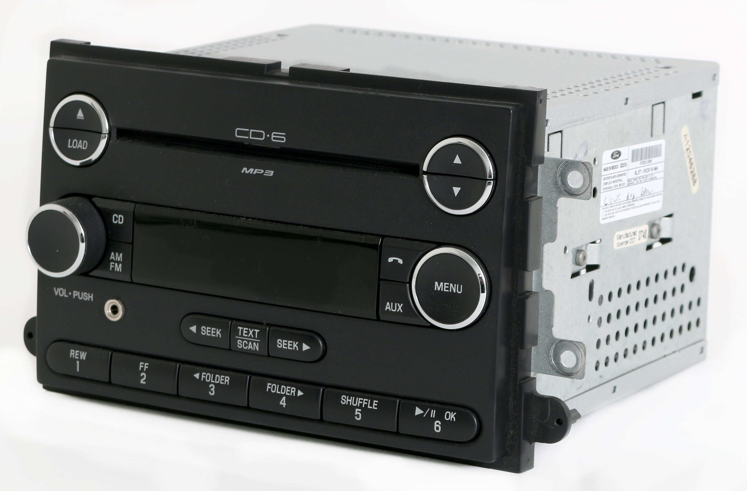 Pre-Owned 08-09 Ford Fusion Mercury Milan AM FM Radio 6 Disc CD w Aux ...