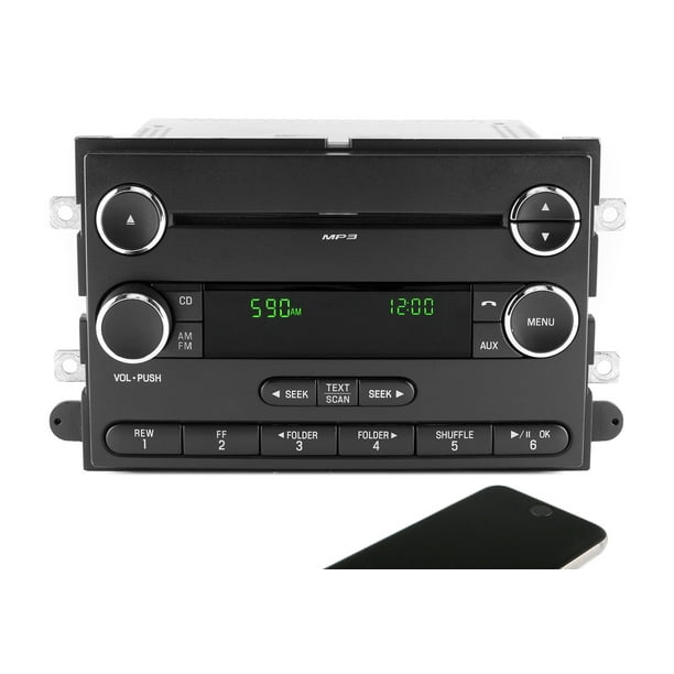 Restored 08-10 Ford Edge Lincoln MKX AMFM CD Mp3 Radio w Bluetooth Upgrade 8T4T-18C869-AG ...