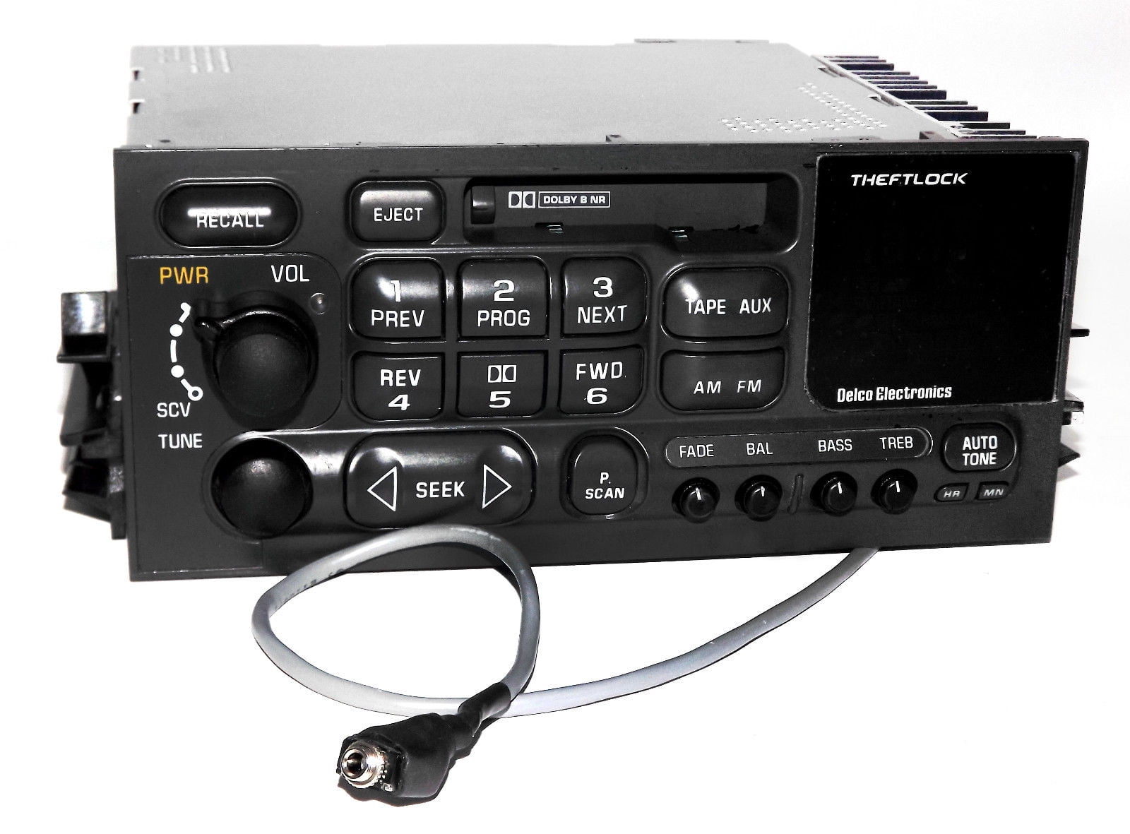 Restored 1995-2002 GMC Chevrolet Cadillac AM FM Cassette Radio w Aux On ...