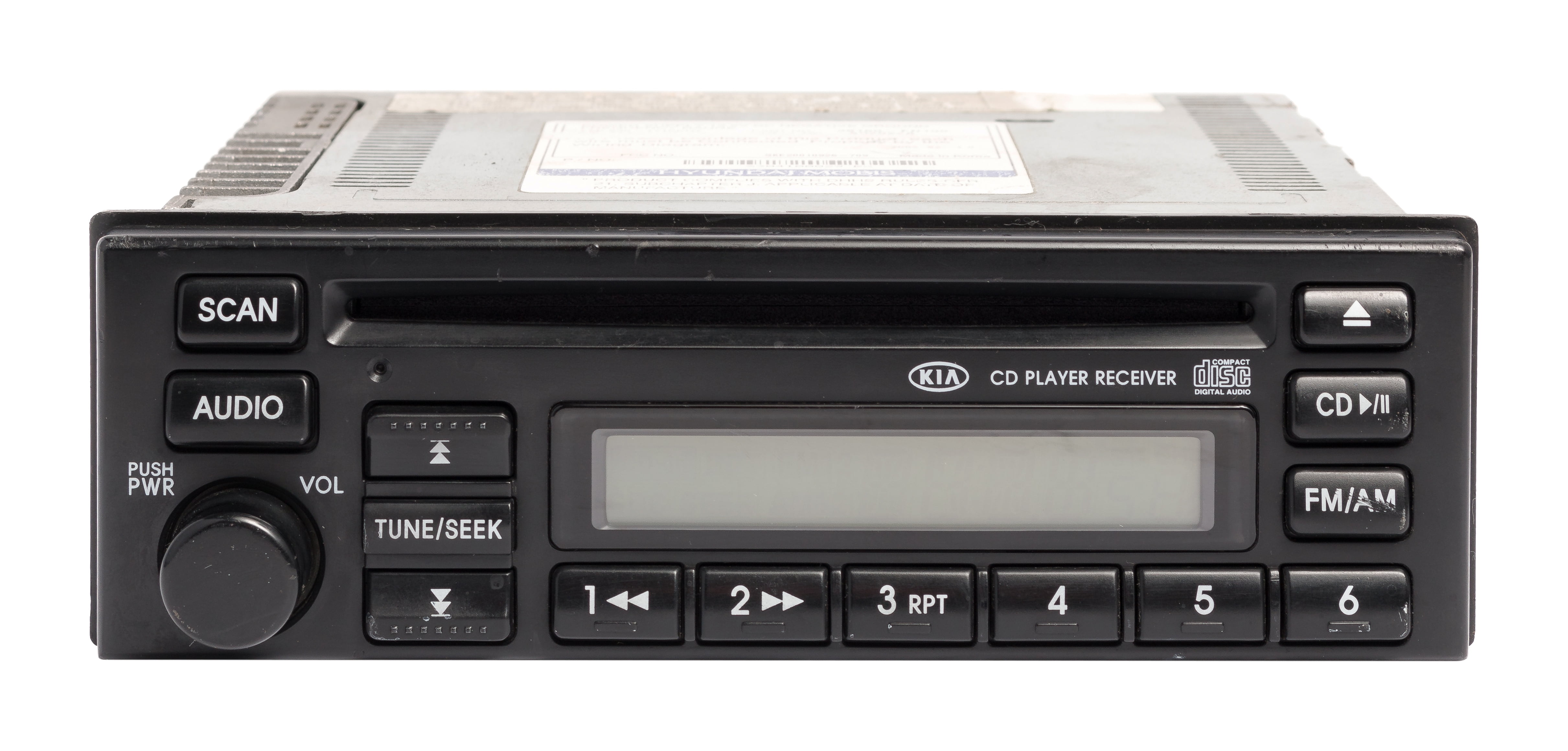 Restored 20032005 Kia Rio AM FM Radio Stereo Receiver Single Disc CD ...