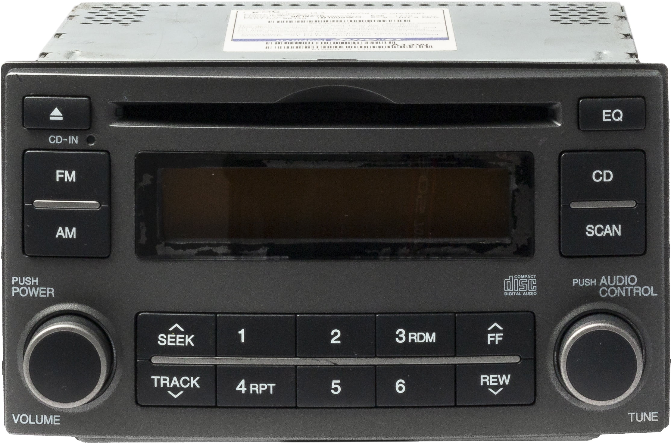 Restored 2007-08 Kia Rondo AM FM Radio Receiver CD Player 961401D1003W ...