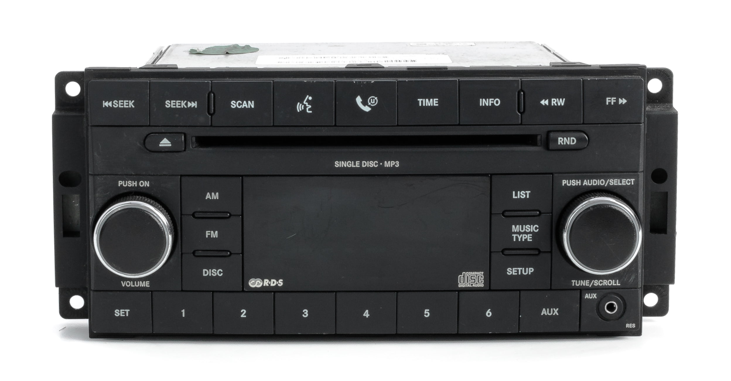 Restored 2008 Jeep Wrangler Dodge Caravan AM FM Satellite Radio CD w ...