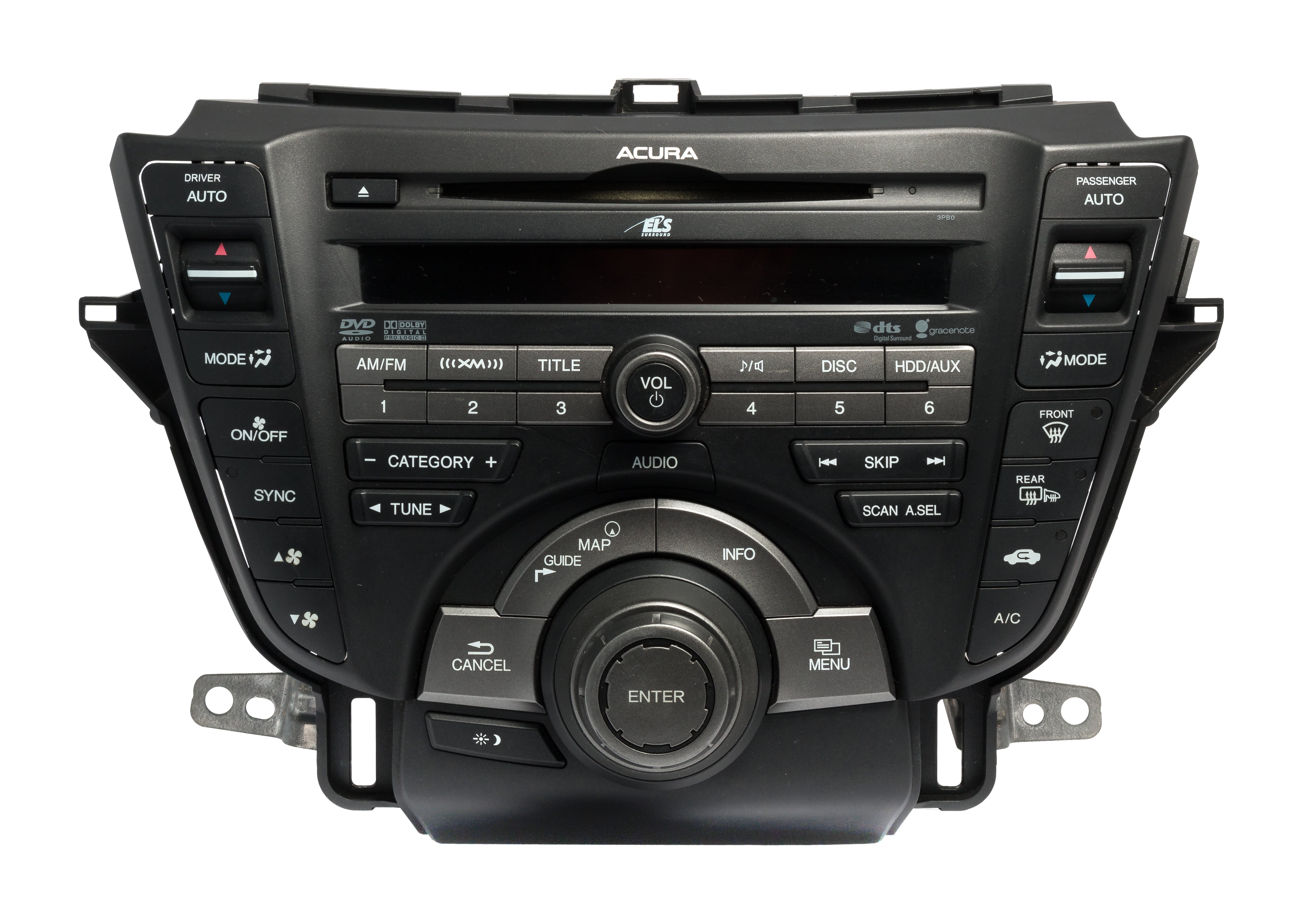 Restored 2009 Acura TL AM FM Radio Single Disc CD MP3 DVD Player ...