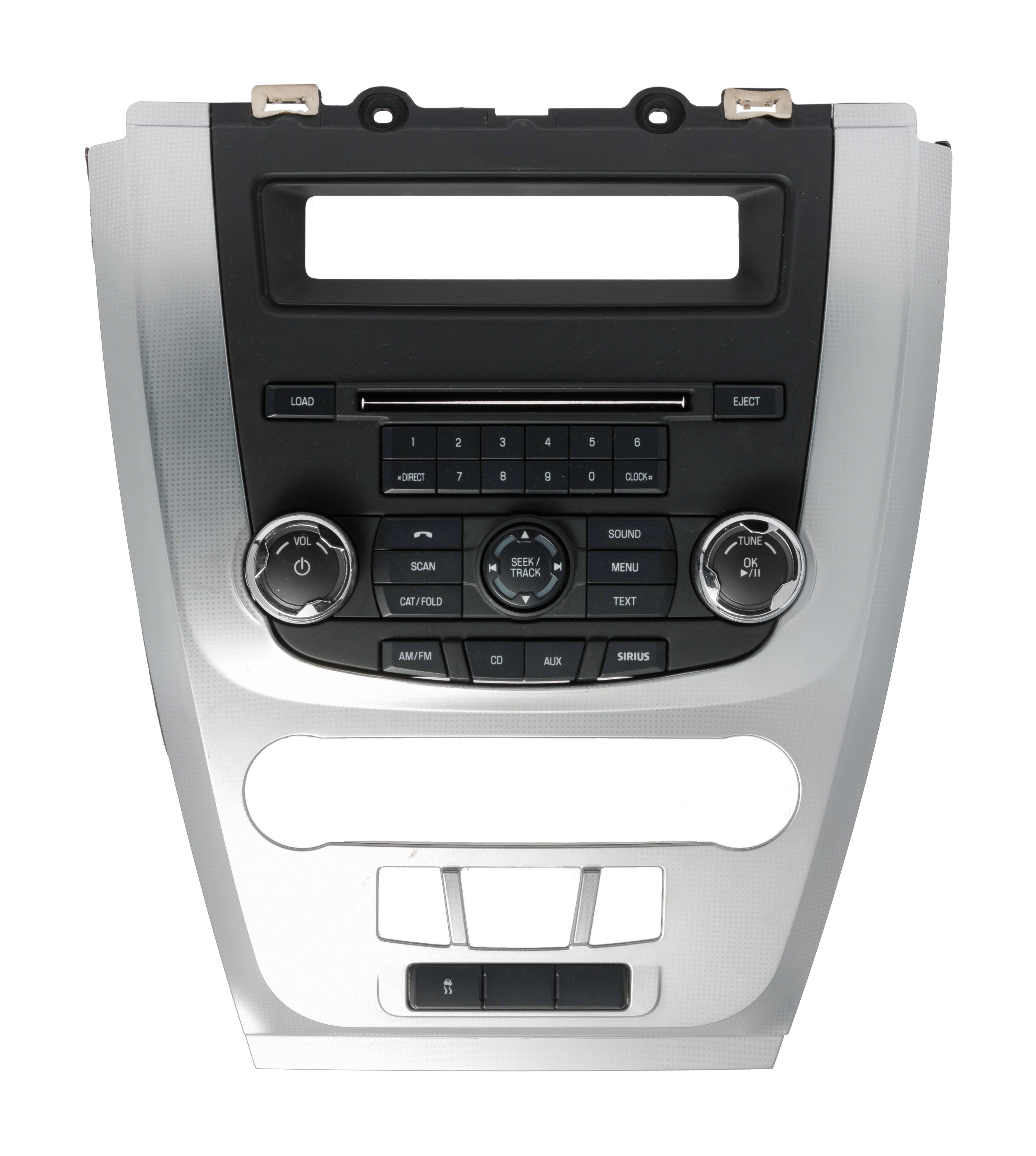 Restored 2010-12 Ford Fusion Multimedia Control Panel Silver Bezel Part ...