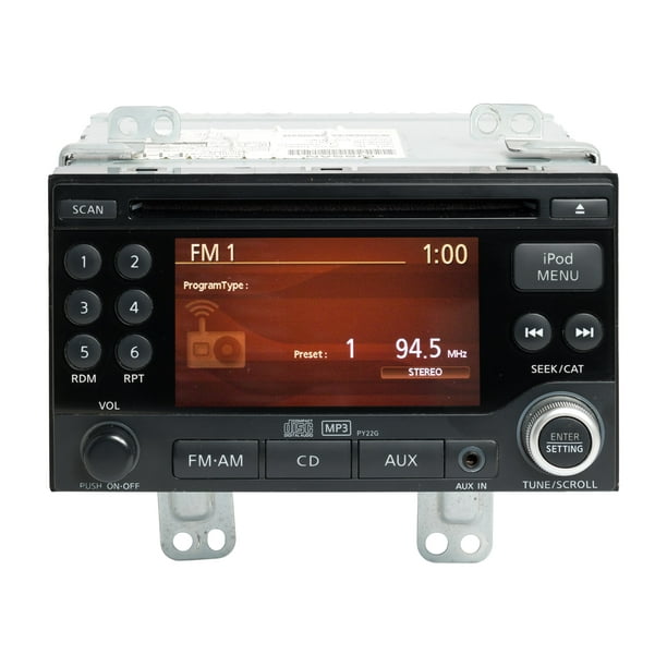 Restored 2011-2012 Nissan Rogue AM FM Single CD Aux Input Radio 281851VK0A Code PY22G ...