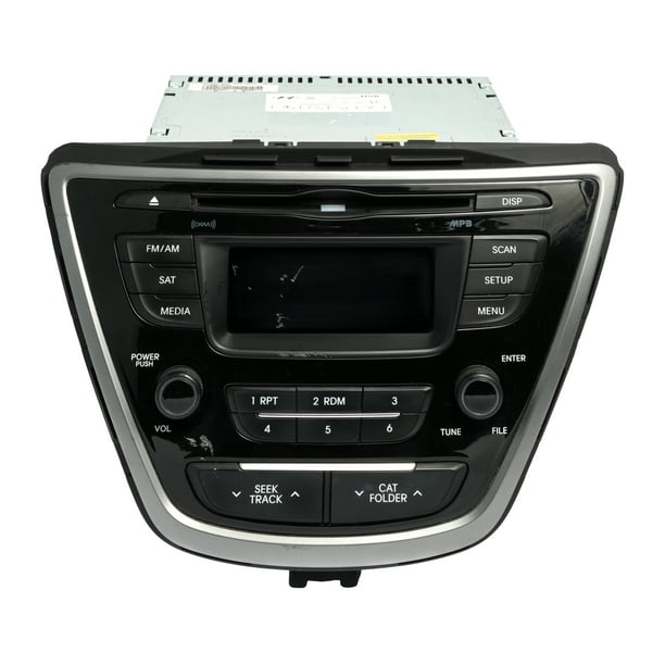 Restored 2014-2016 Hyundai Elantra AM FM Radio XM Single Disc CD MP3 Player 96170-3X156GU ...