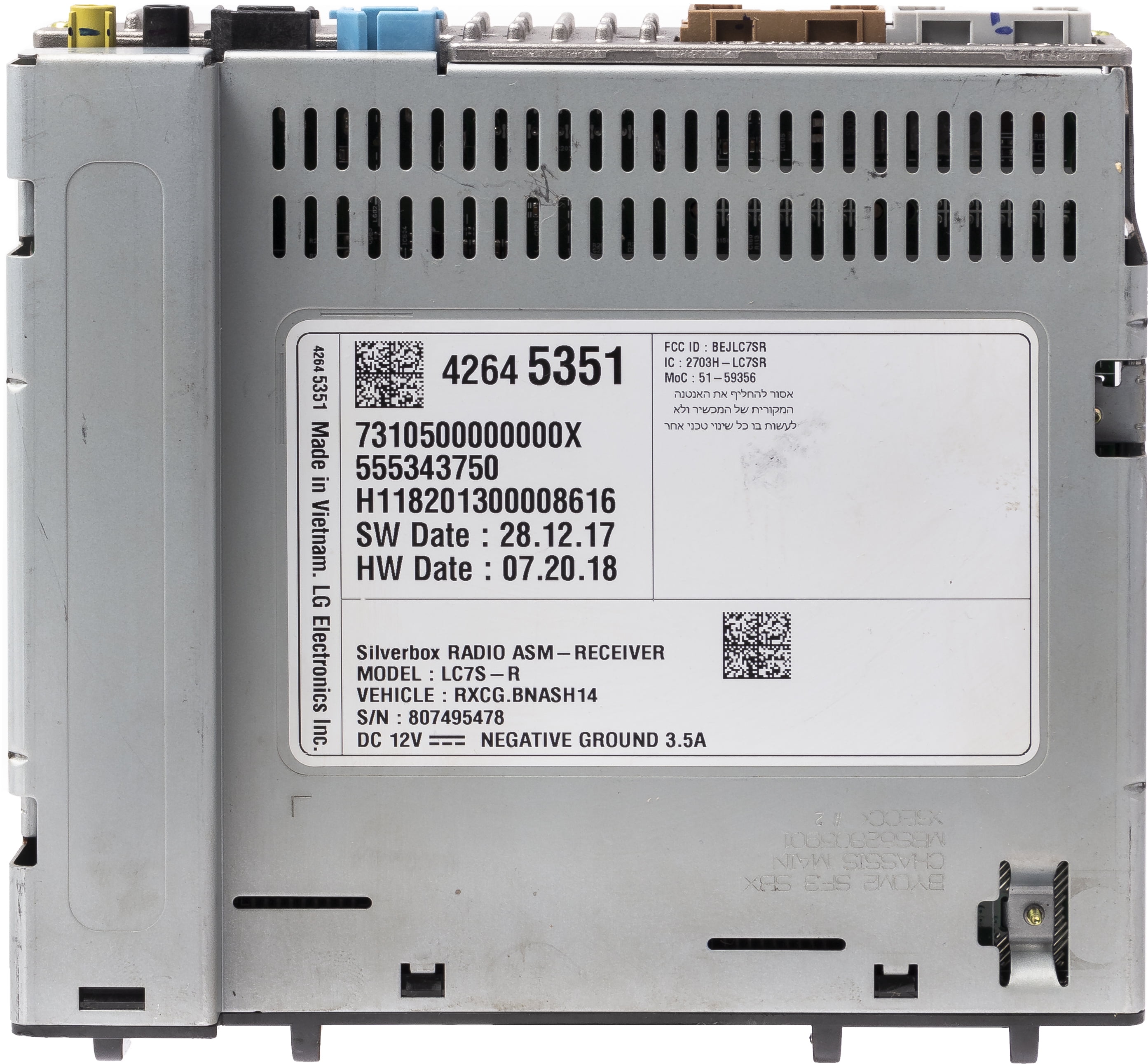 Restored 2018-2019 GMC Acadia 2019-20 Chevrolet Tahoe AM FM Radio Audio ...