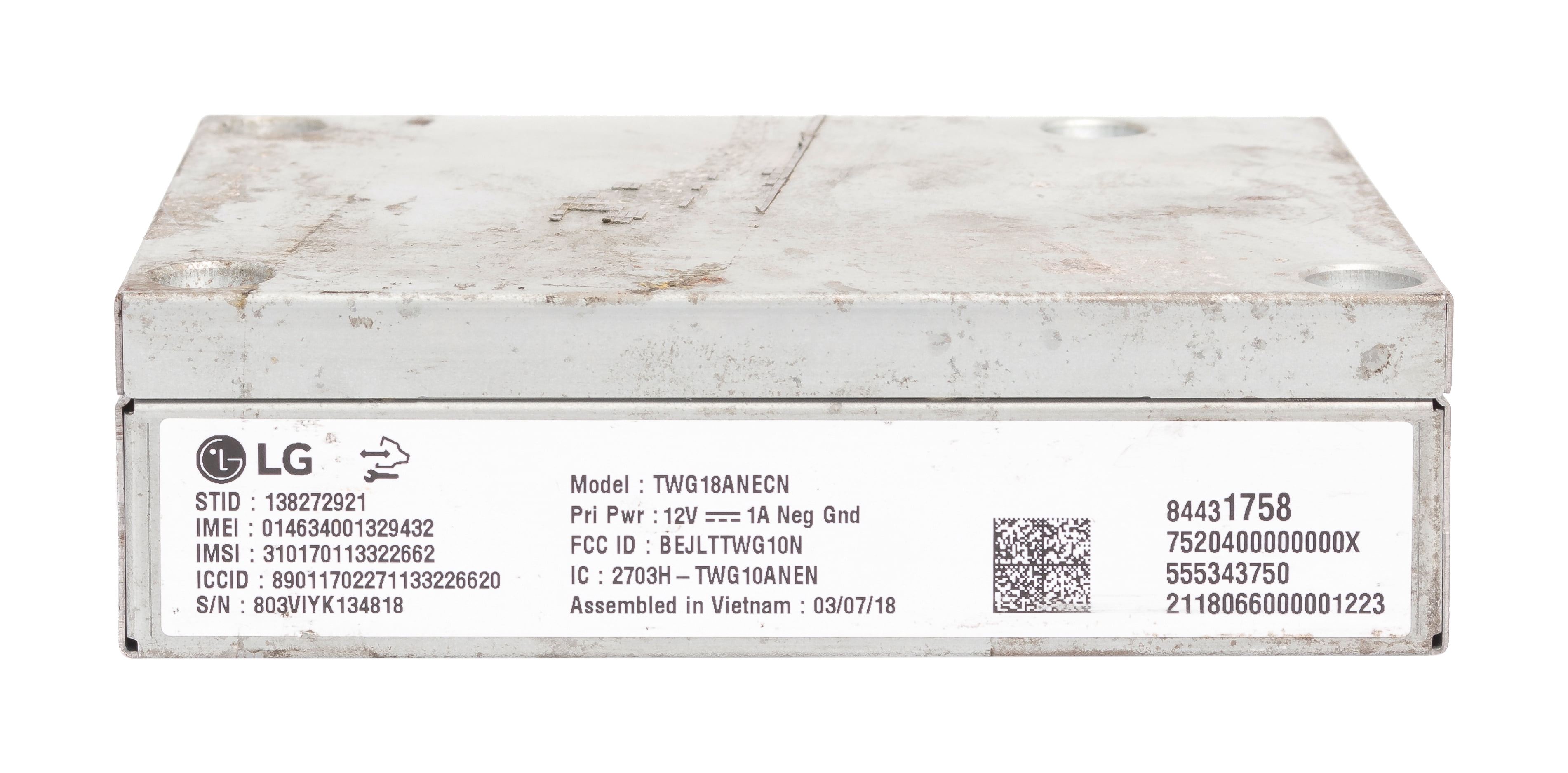 Restored 2018 GMC Terrain Chassis OnStar Communication Control Module ...