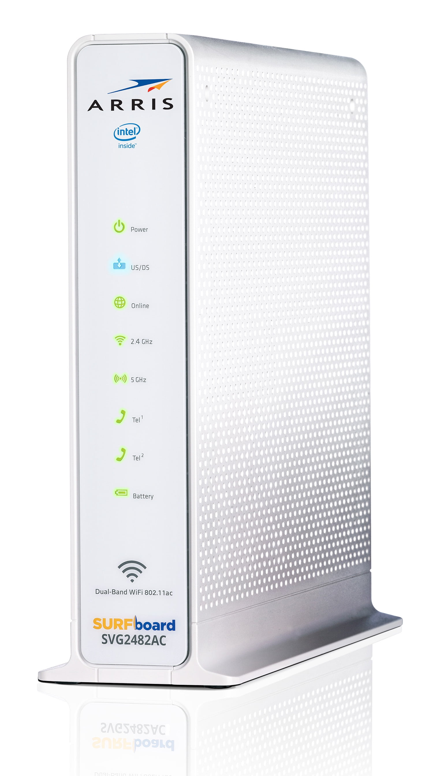 ARRIS SVG2482AC SURFboard 24X8 Docsis 3.0 Cable Modem, AC1750 WiFi ...