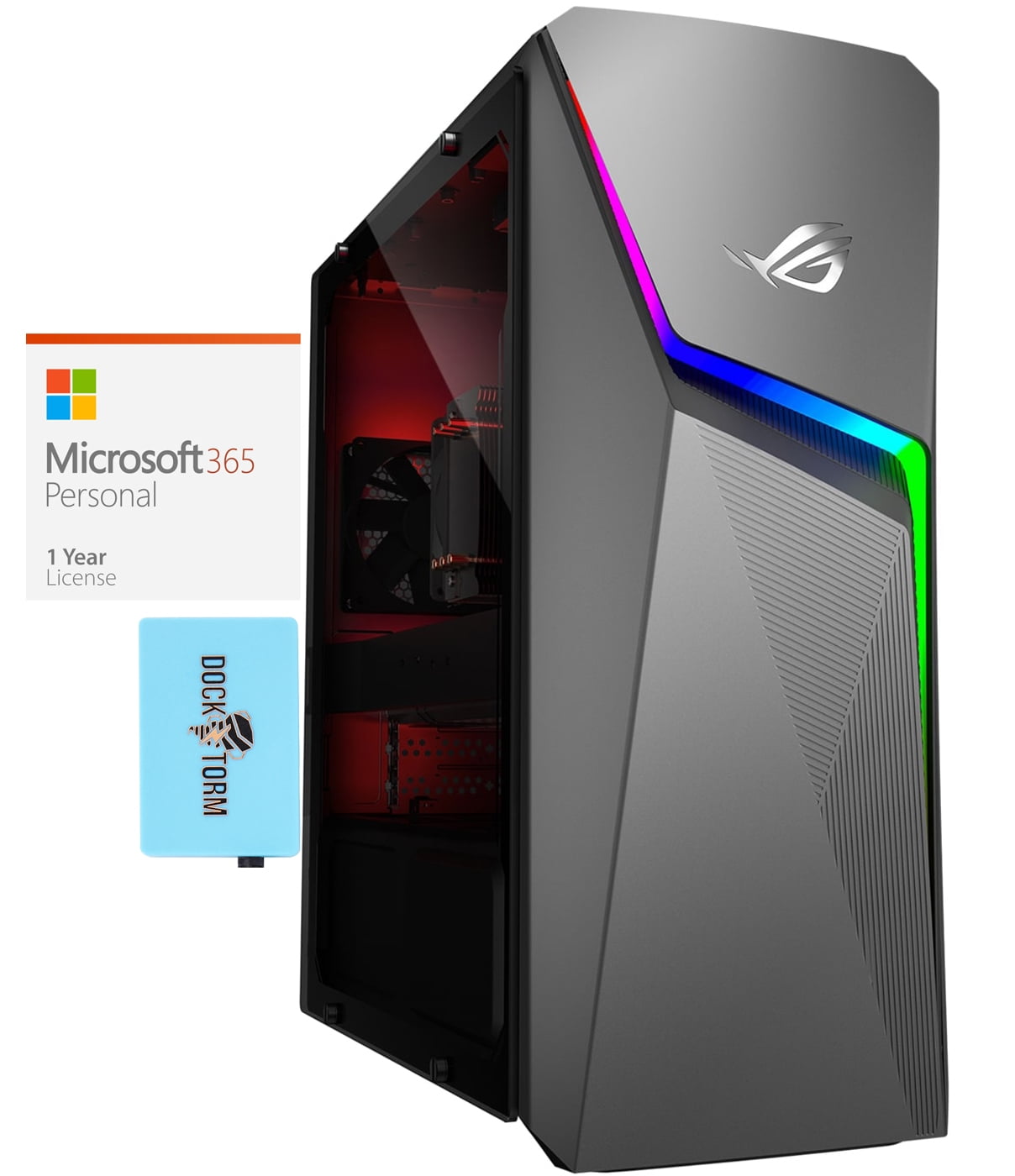 Restored ASUS GL10DH Gaming/Entertainment Desktop PC (AMD Ryzen 7 3700X ...