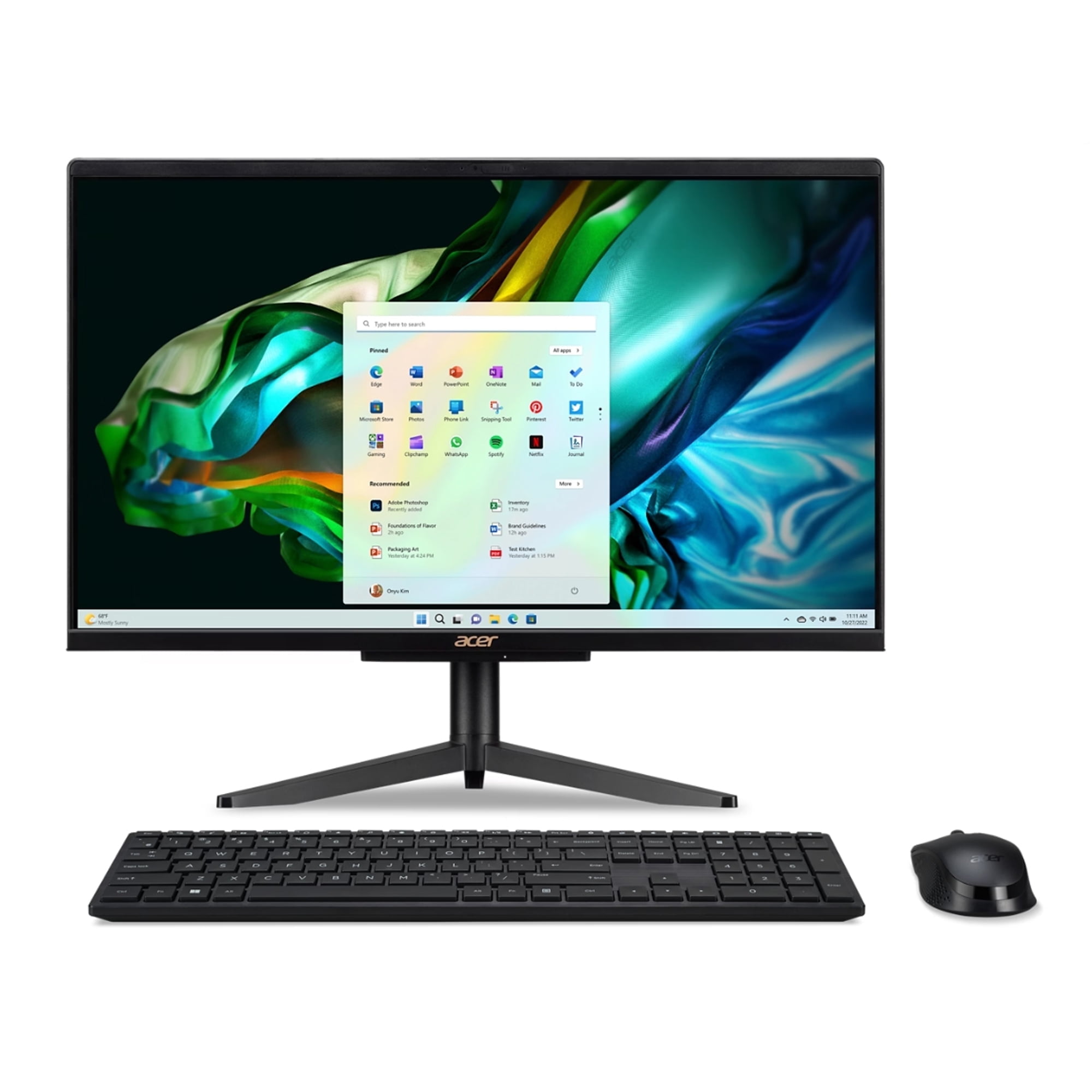 Restored Acer Aspire C22 21.5-inch All-in-One Desktop Full HD Display ...