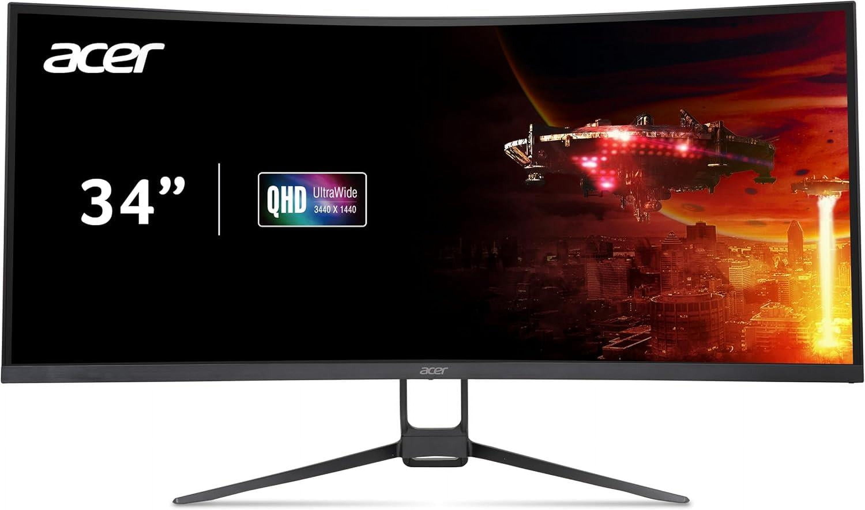 Restored Acer Nitro EDA343CUR V3 34-inch UW-QHD LED Gaming Monitor ...