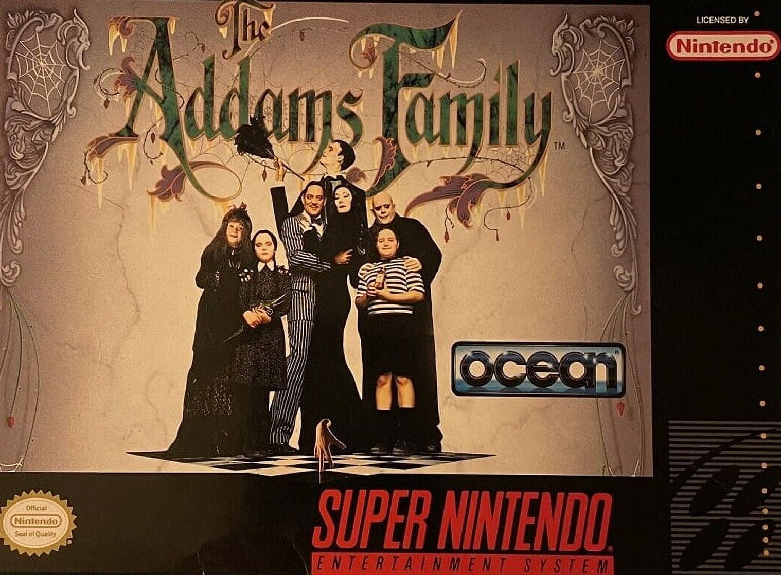 Restored Addams Family (Super Nintendo, 1992) SNES Video Game ...
