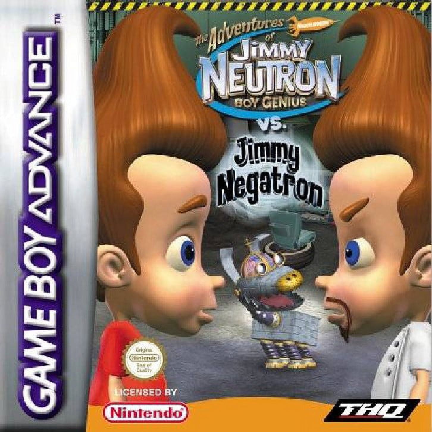 Restored Adventures of Jimmy Neutron vs. Jimmy Negatron (GBA ...