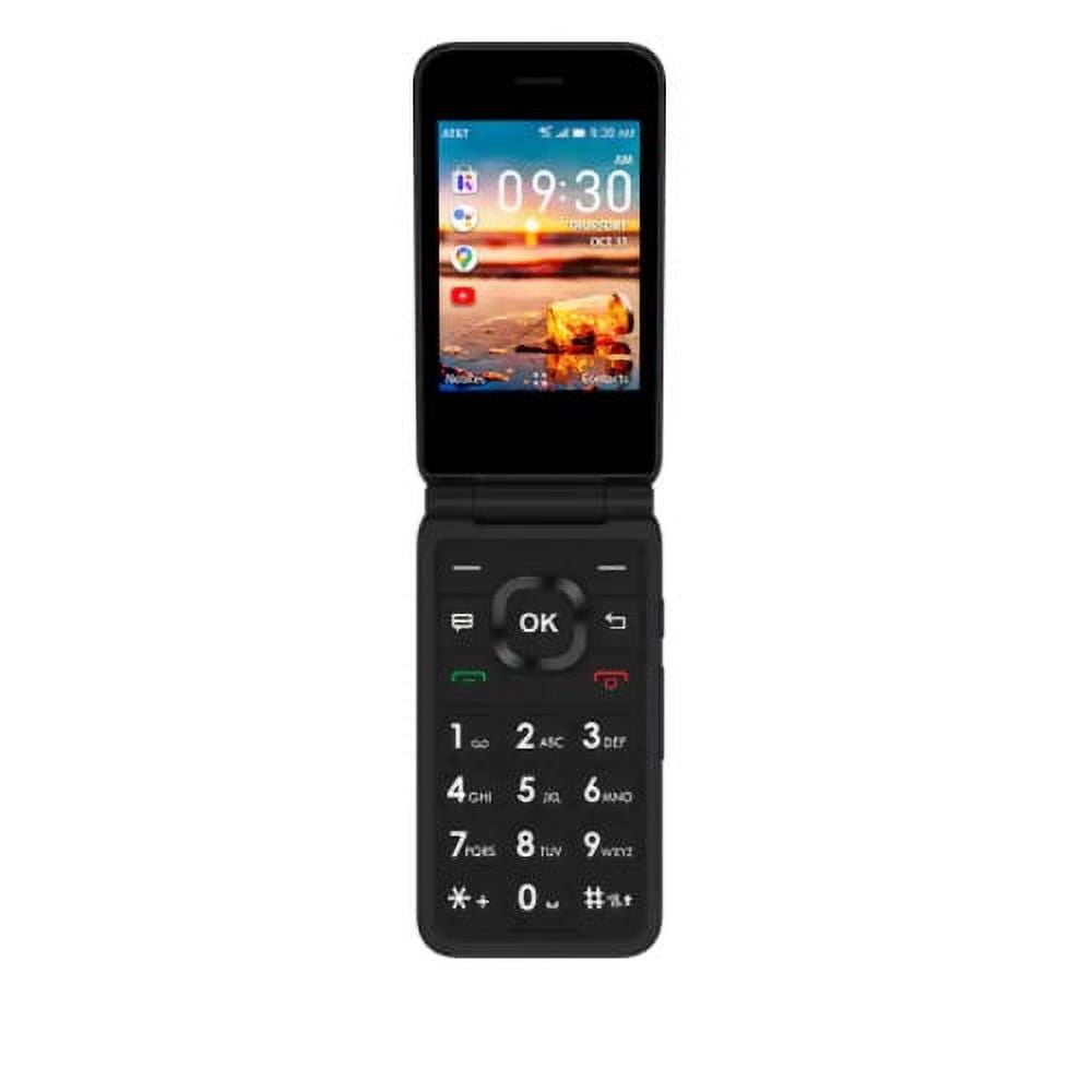 Restored Alcatel U102AA Cingular Flip IV 2.8" 4GB Storage 512 RAM Black ...