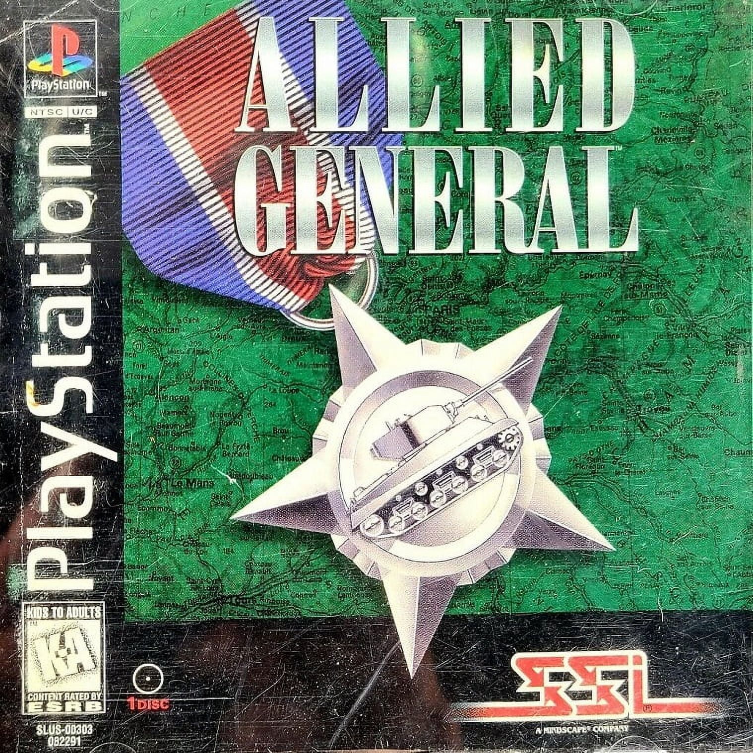 Restored Allied General (Sony PlayStation 1, 1996) (Refurbished ...