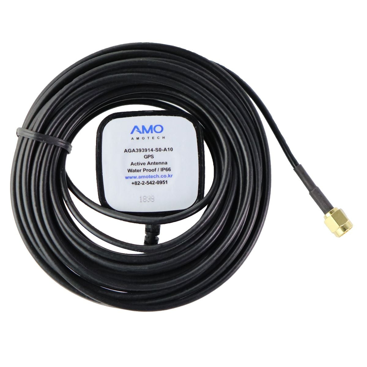 Restored Amotech Water-Proof (IP66) GPS Active Antenna - Black ...