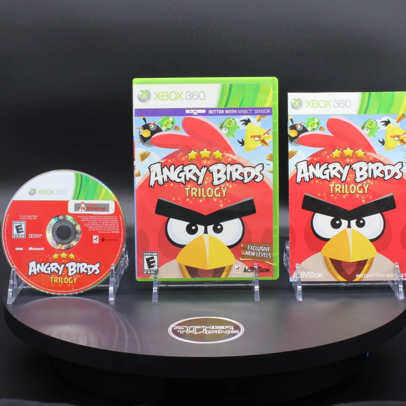 Restored Angry Birds Trilogy Microsoft Xbox 360 2012 (Refurbished ...