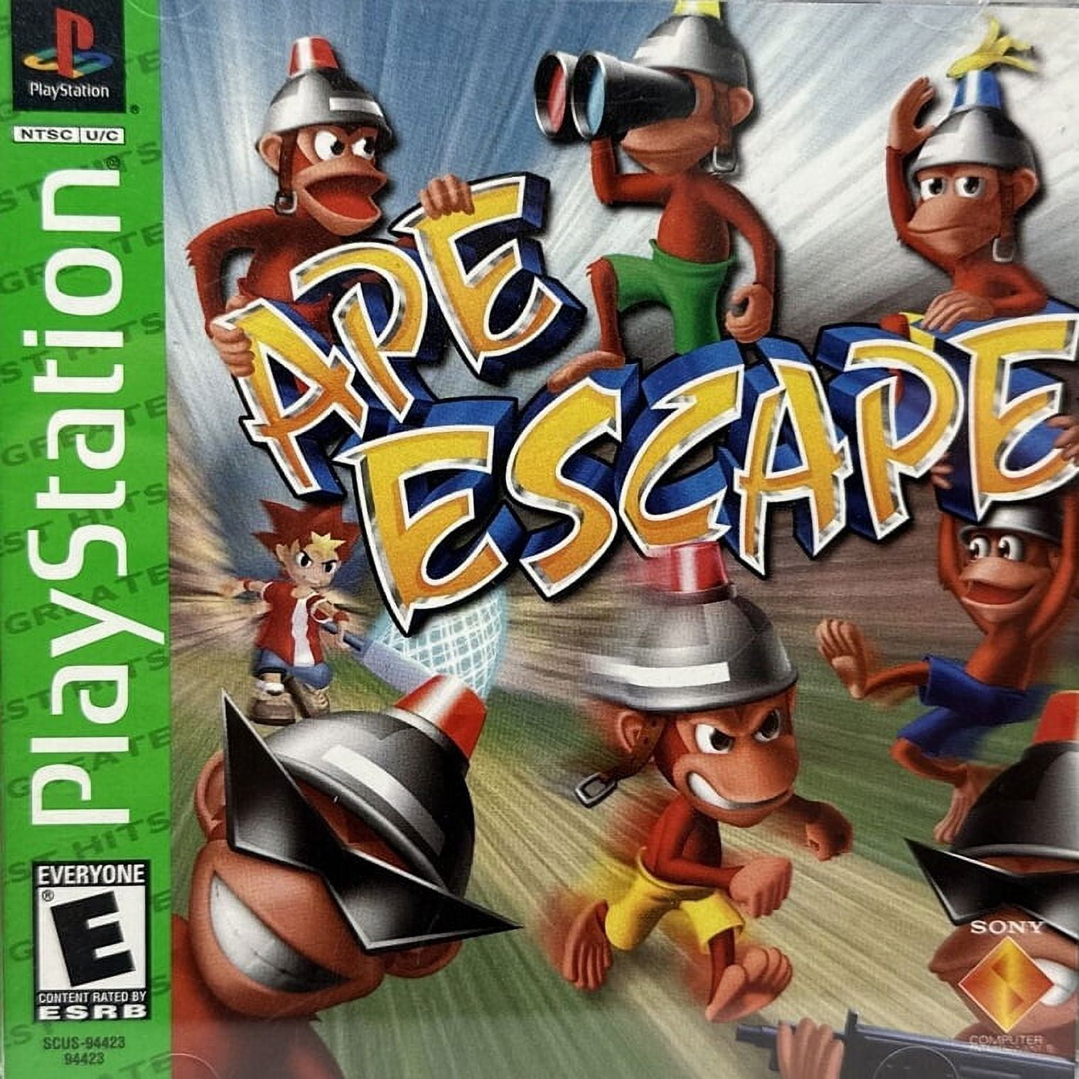 Restored Ape Escape (Sony PlayStation 1, 1999) Monkey Game (Refurbished ...