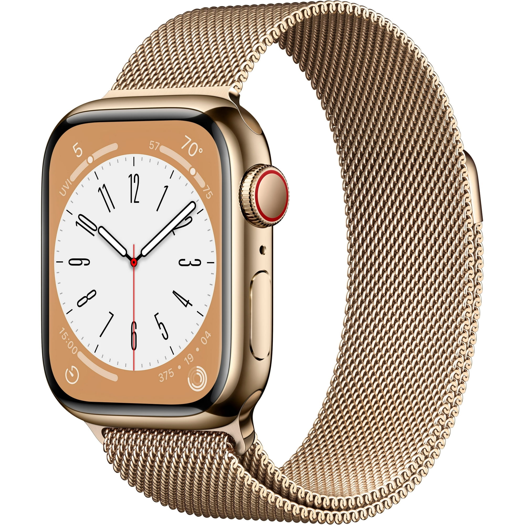 Restored Apple Watch Series 8 (GPS, 41mm) - Gold Stainless Steel Case ...