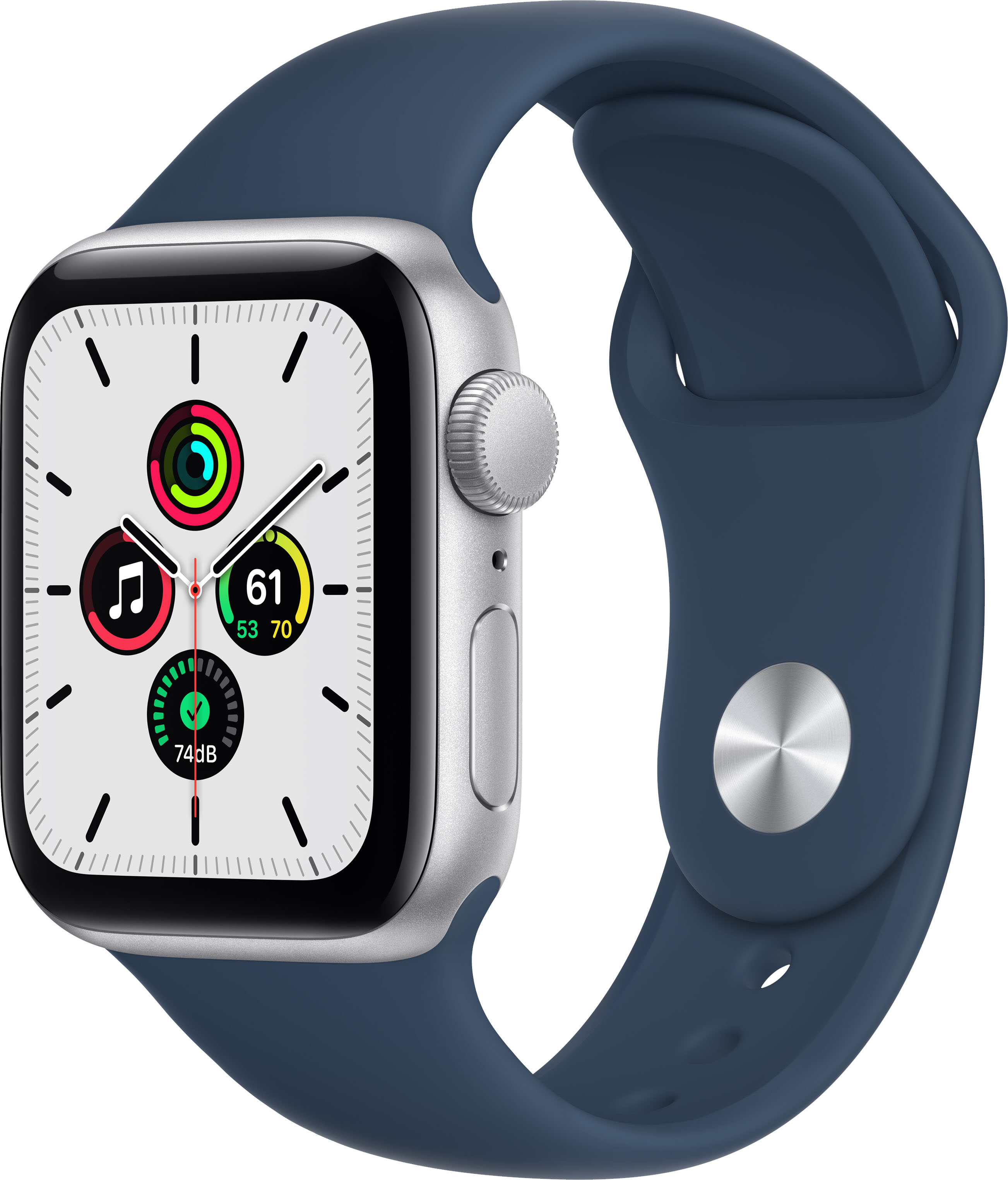 Restored Apple Watch Series 3 42mm GPS - Silver - White Sport Band ...
