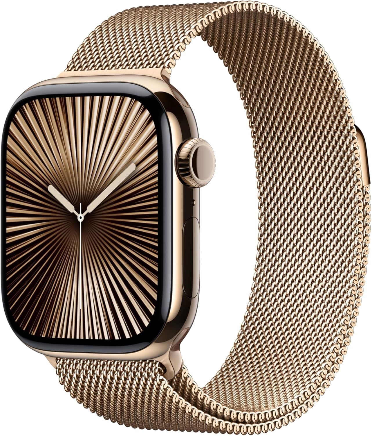 Restored Apple Watch Series 10 GPS + Cellular 42mm Gold Titanium Case ...