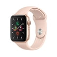 Restored Apple Watch Series 5 GPS, 44mm Gold Aluminum Case with Pink ...