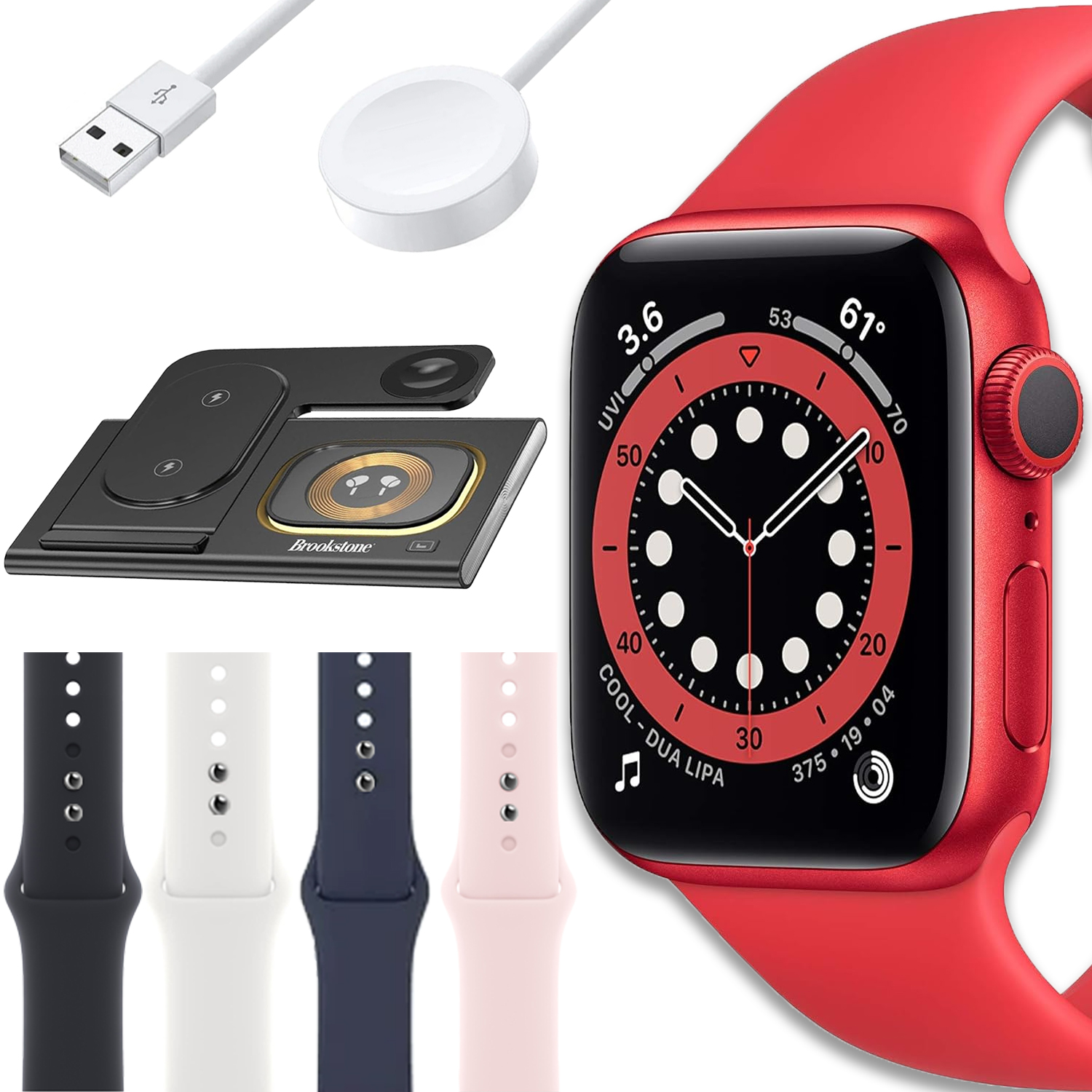 Apple Watch Series 6 44mm GPS Red - A Grade - Walmart.com