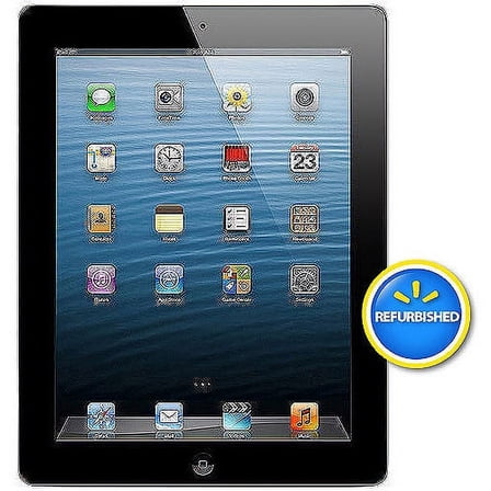 Restored Apple iPad 2 64GB 9.7" Wi-Fi - Black (Refurbished) - Walmart.com