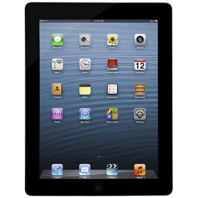 Restored Apple iPad 4 16GB Wi-Fi - Black (Refurbished) - Walmart.com