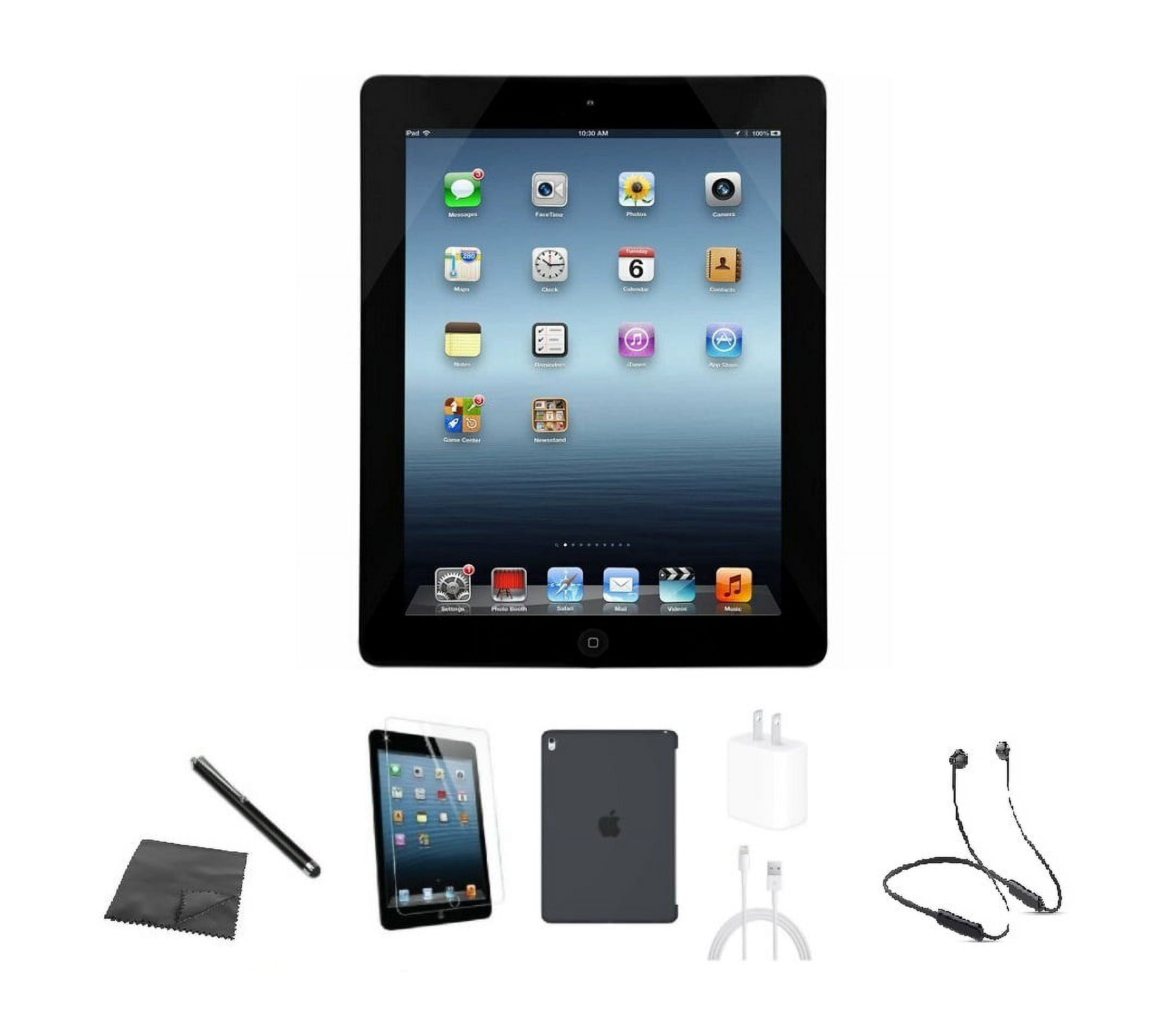 Restored Apple iPad 4 A1458 (WiFi) 16GB Black Bundle w/ Case, Bluetooth ...