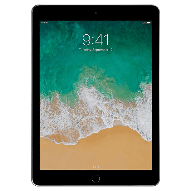Restored Apple iPad 5th Gen 128GB Wi-Fi, 9.7in - Space Gray ...