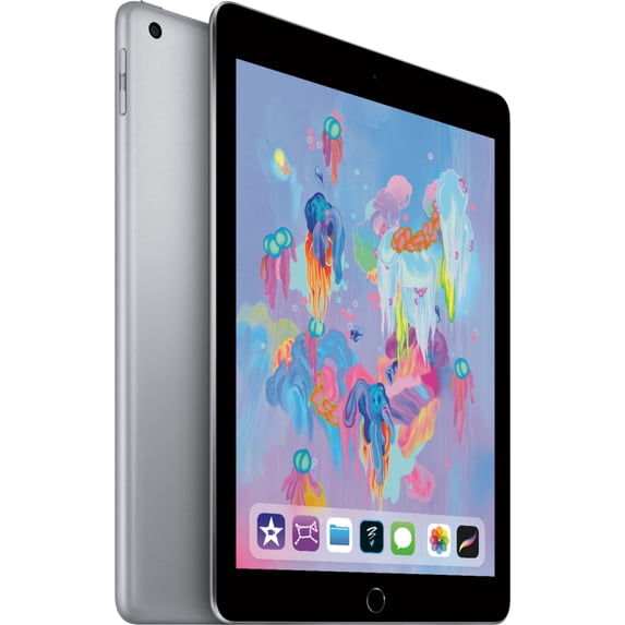 Restored Apple iPad 6th Gen 32GB Silver Cellular Sprint MR6B2LL/A ...