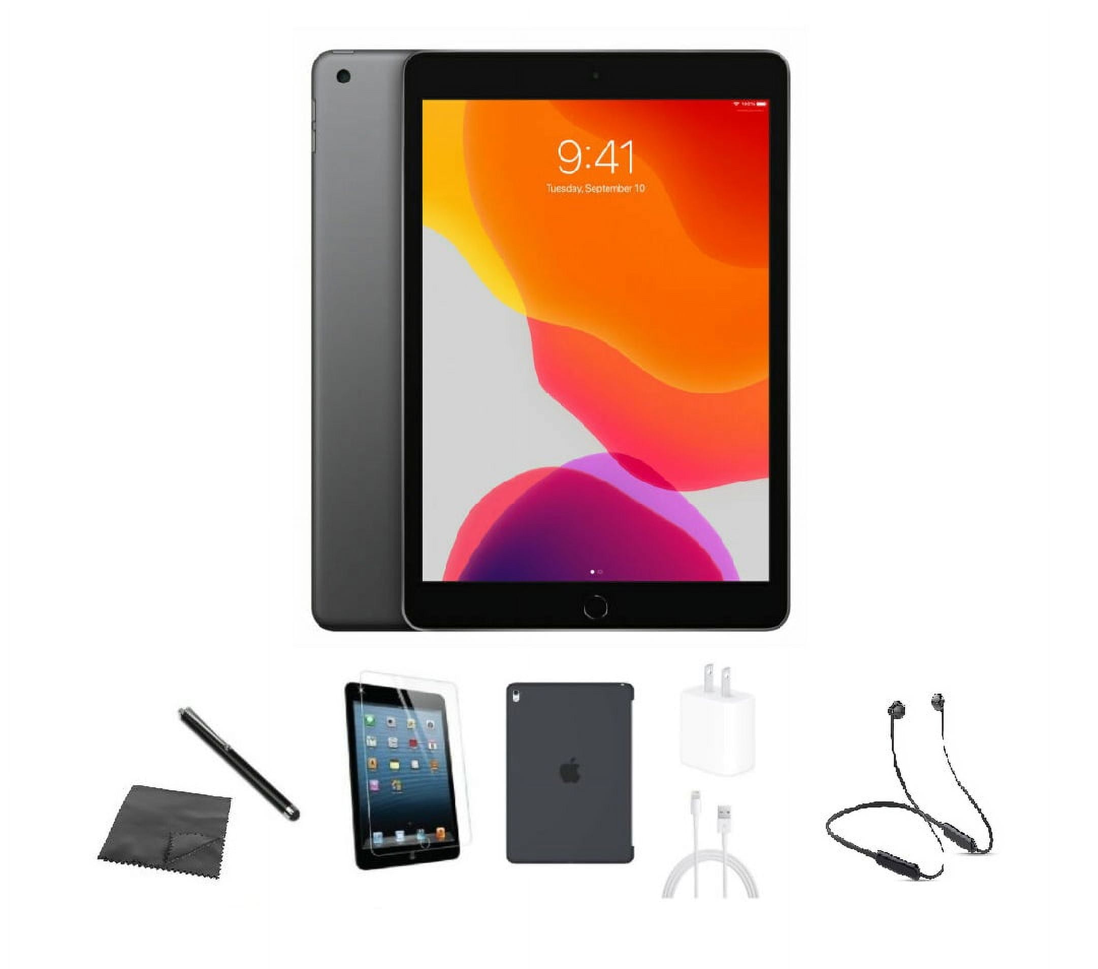 Restored Apple iPad 7th Gen A2197 (WiFi) 32GB Space Gray Bundle w/ Case ...